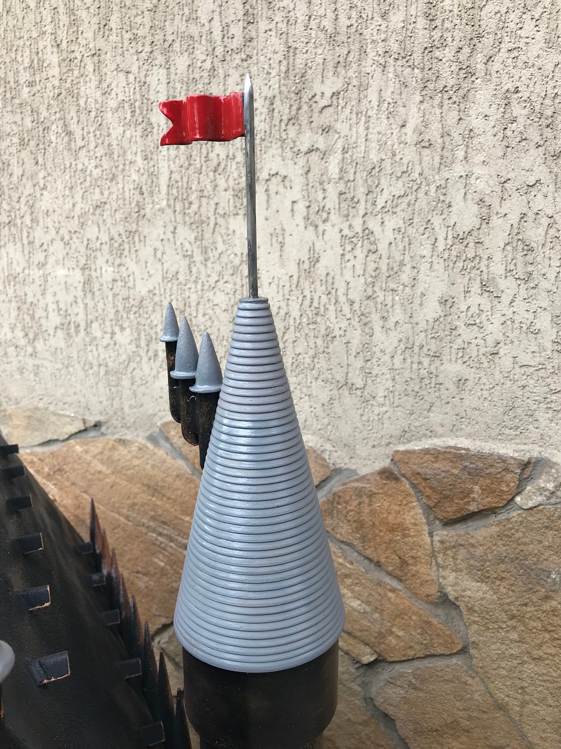 Castle Mailbox Post Box Custom Mailbox Mailbox Post | Etsy