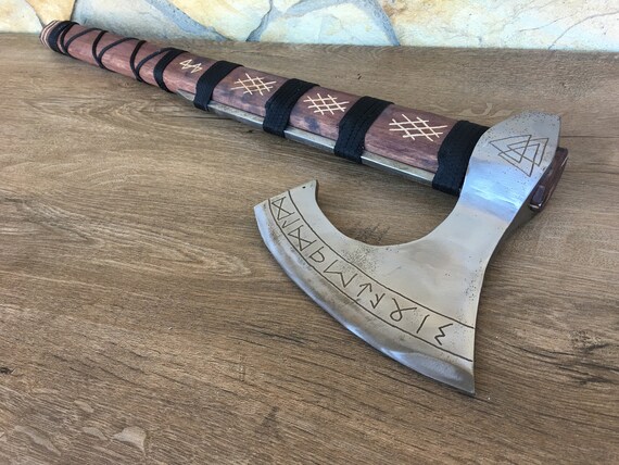 Axe Pagan Axe Viking Axe Bearded Axe Norse Axe Axe | Etsy UK