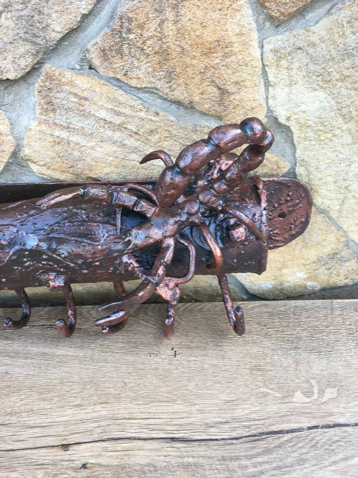 Key Holder Wall Key Holder Key Hanger Hand Forged Rack - Etsy