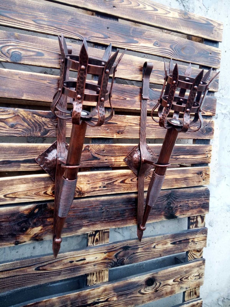 Wall Sconce Torch Viking Medieval Middle Ages Castle | Etsy