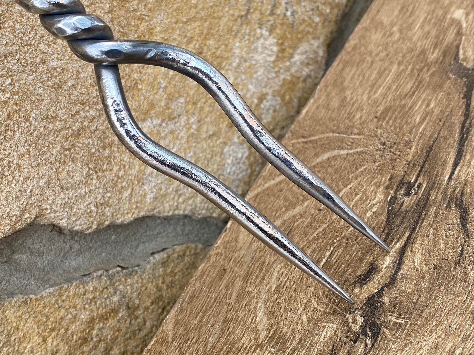 Stainless Steel BBQ Fork BBQ Fork BBQ Viking Fork Hand | Etsy