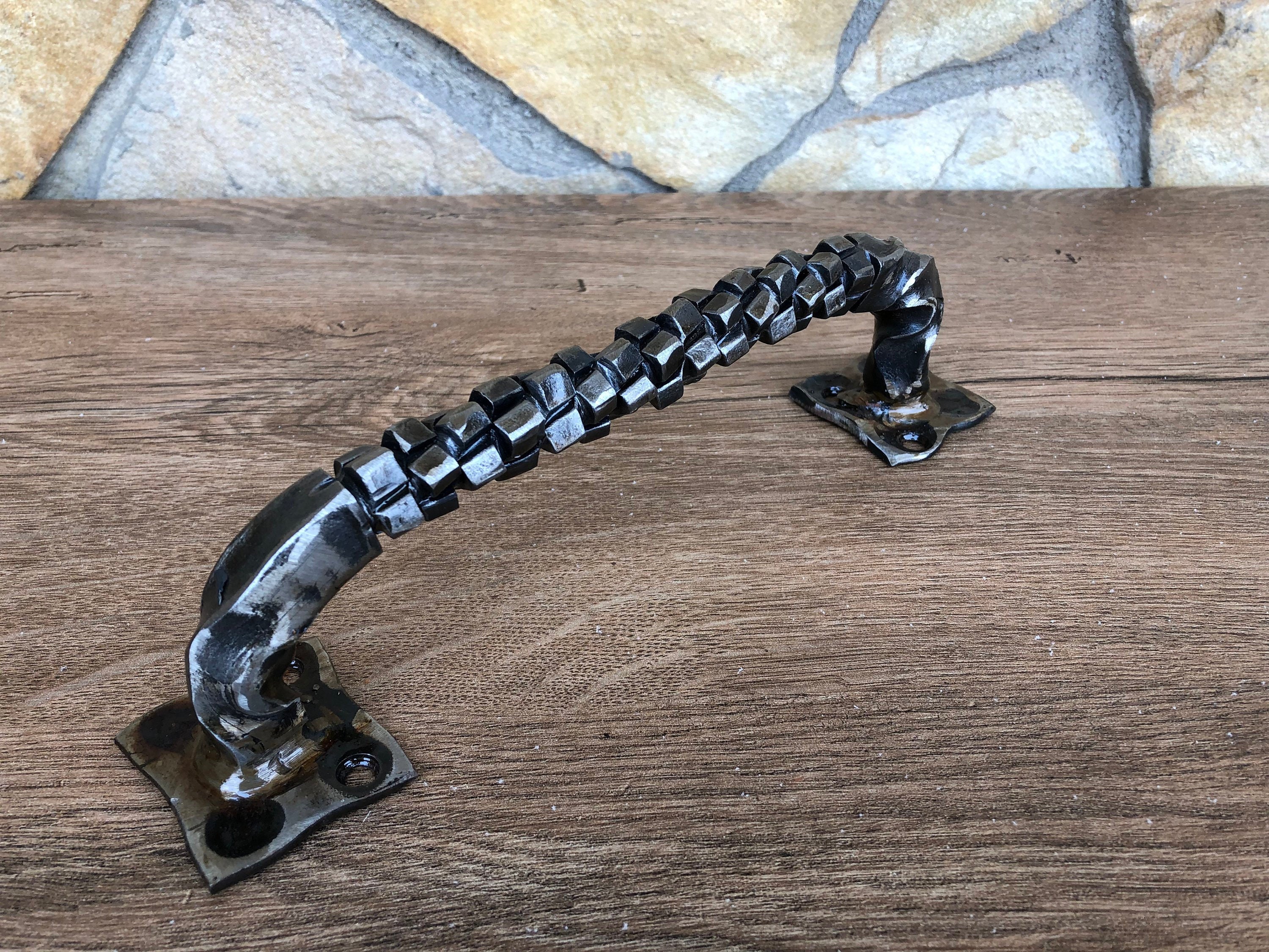 Door handle door pulls door handles metal art industrial | Etsy