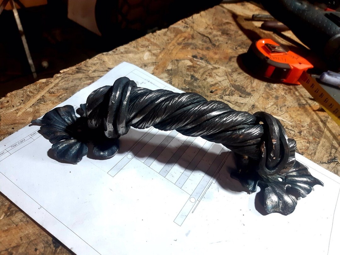 Door Handle, Iron Gift, Blacksmith, Forgedcommodities, 6th Anniversary ...