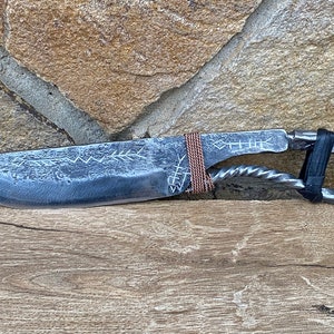 Rune Knife, Runic, Rune Mens, Rune Gifts, Rune Carving, Rune Jewelry ...