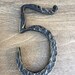 Iron Numbers Metal House Numbers Numbers and Letters - Etsy