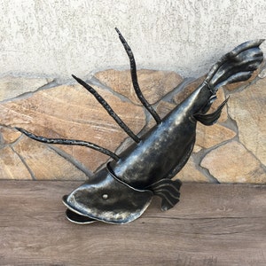 Hand Forged Fish, Metal Fish, Fish Artwork, Custom Fish, Fish Figurine ...