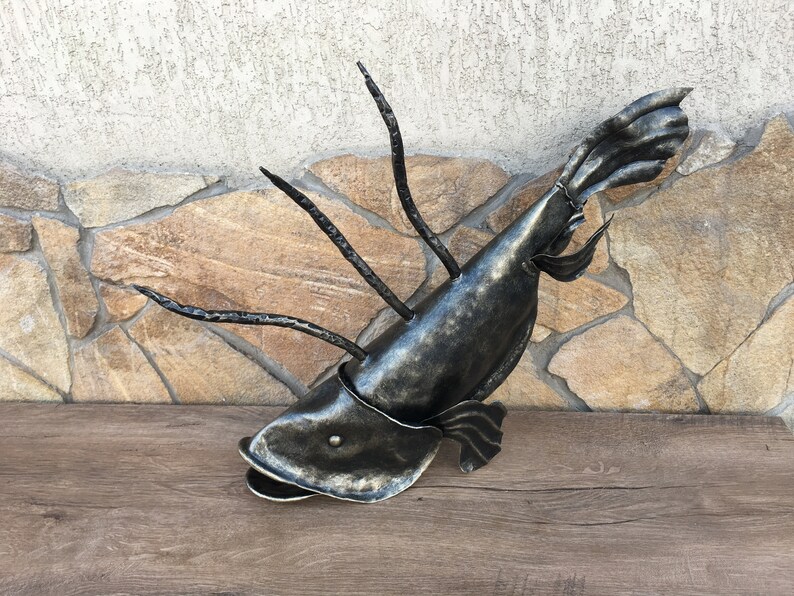 Hand Forged Fish Metal Fish Fish Artwork Custom Fish Fish | Etsy