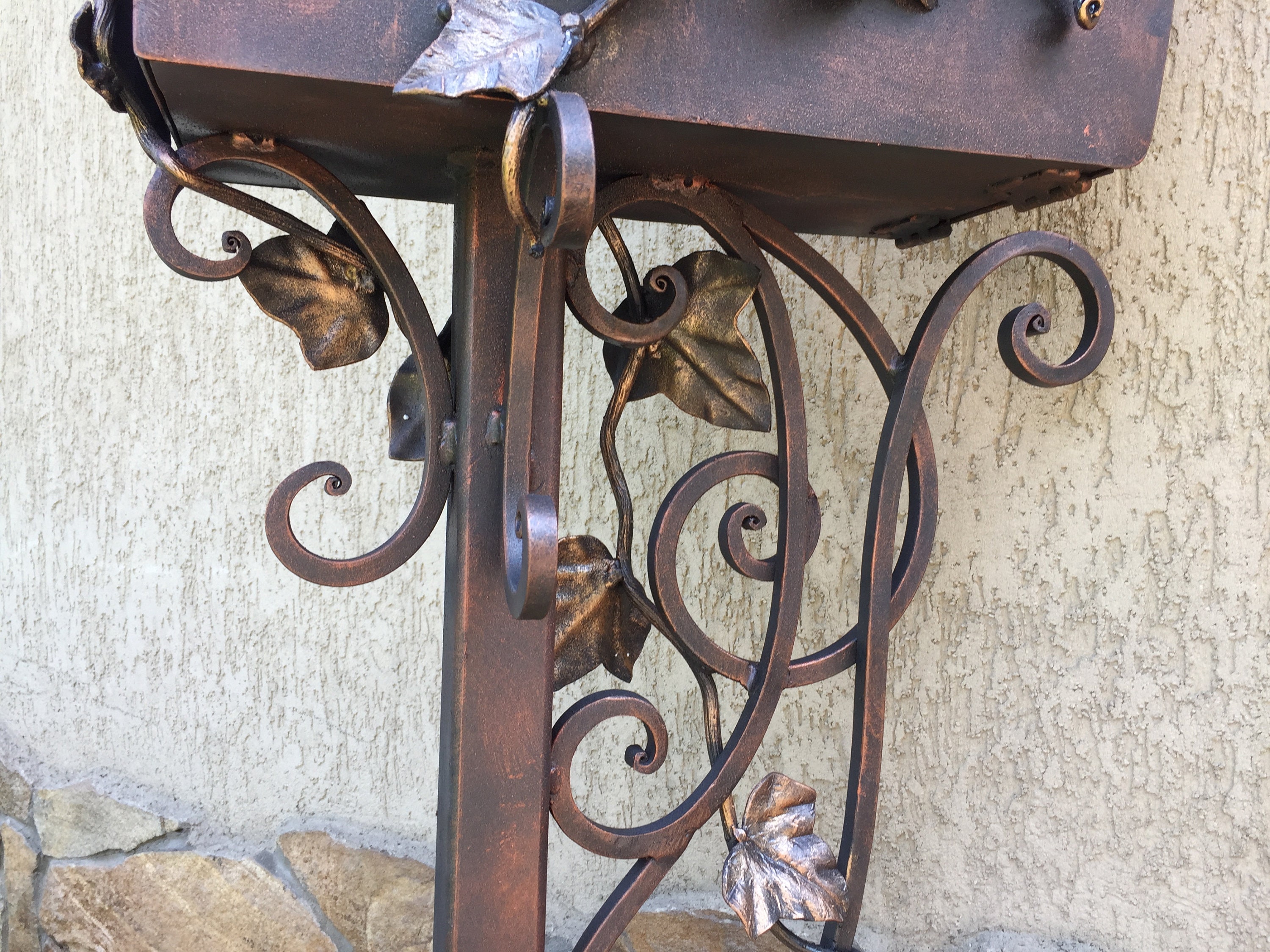 Mailbox post post box mailbox lock box letter box mail | Etsy