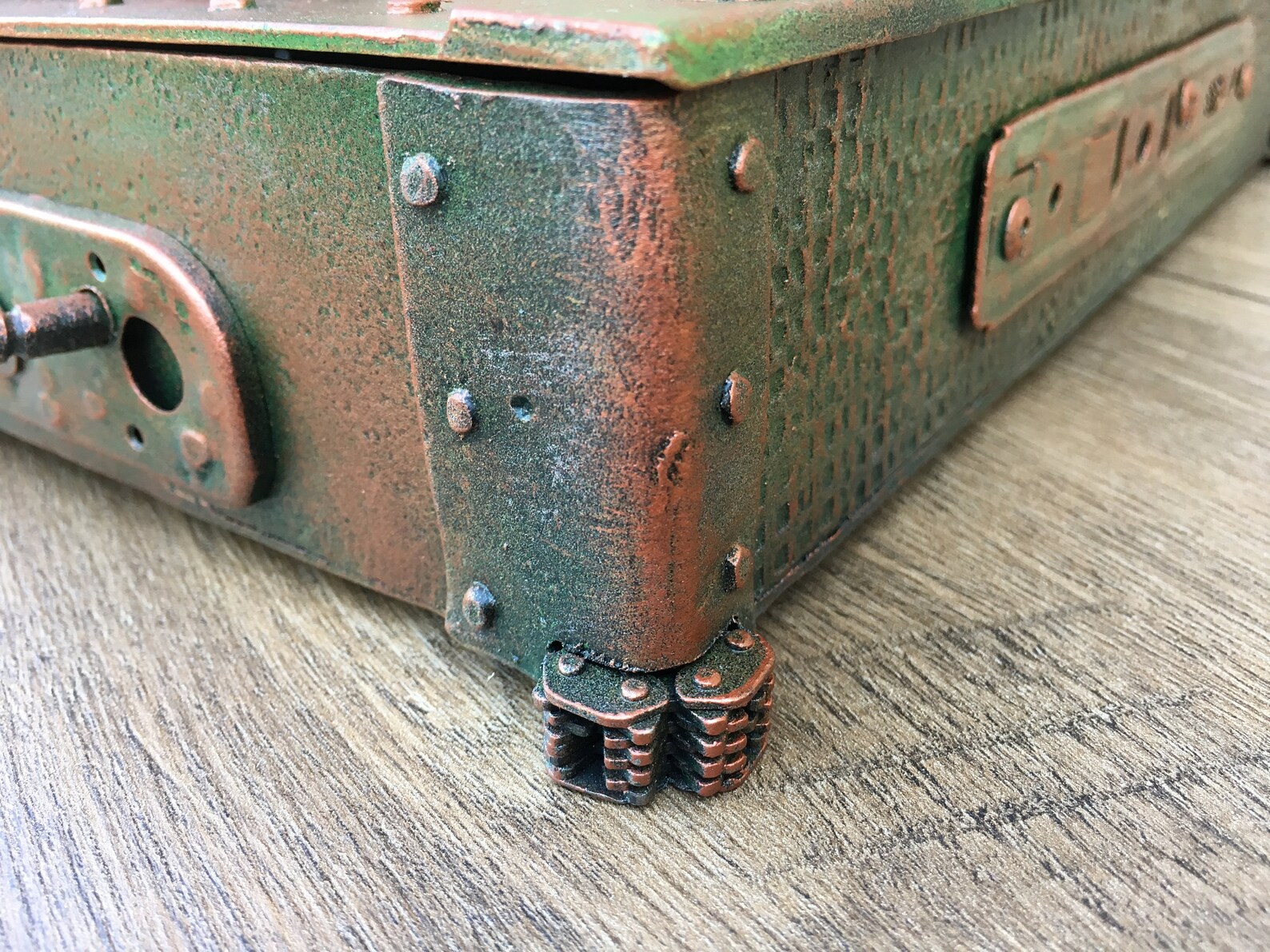 Steampunk Metal Box Military Box Metal Organizer Industrial | Etsy