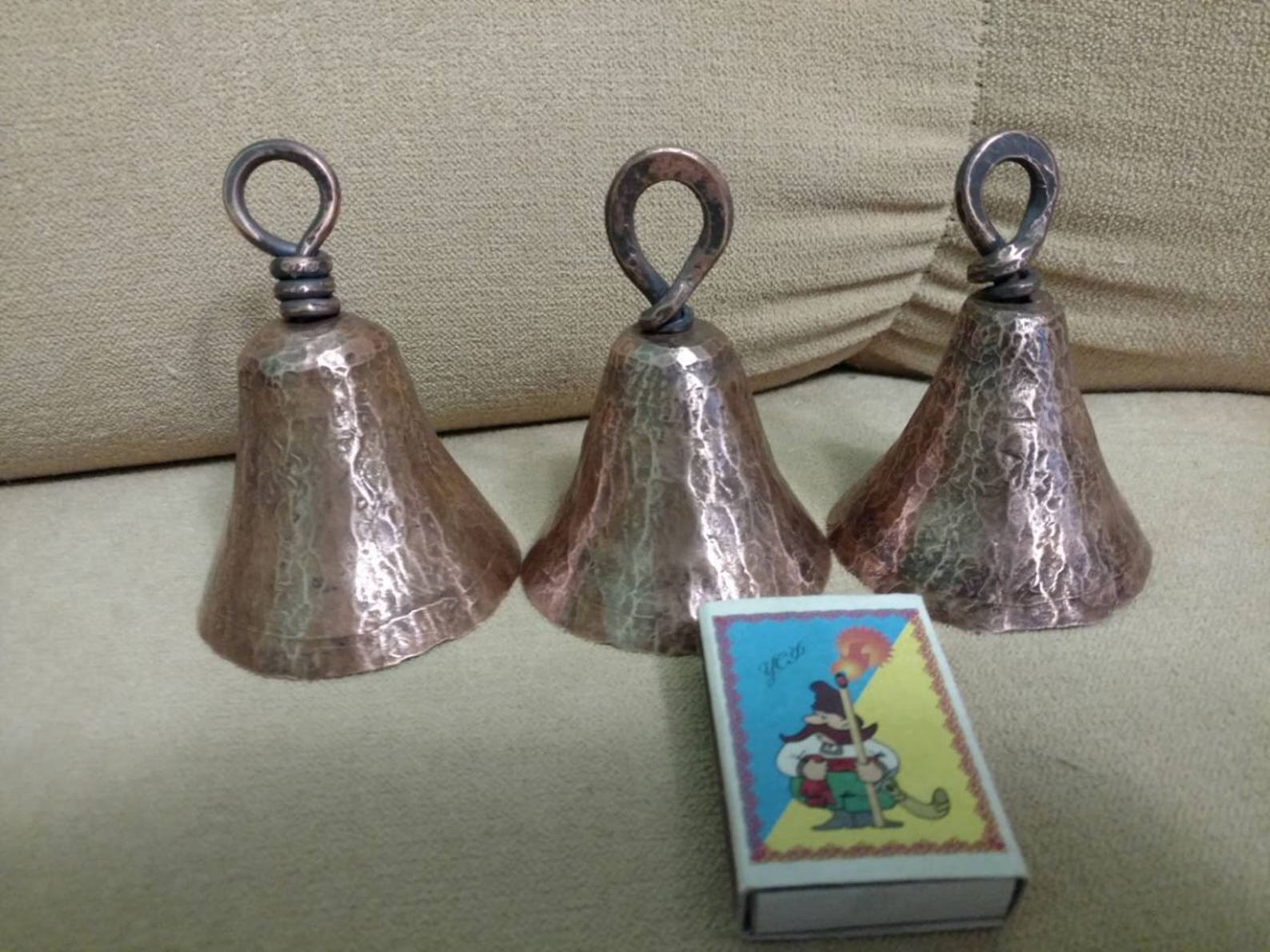 Copper Bell Handmade Copper Bell Hand Forged Copper Bell | Etsy