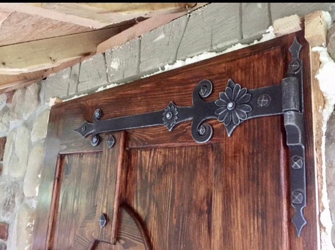 Gate Hinges Medieval Door Hinge Middle Ages Shutter Hinge - Etsy