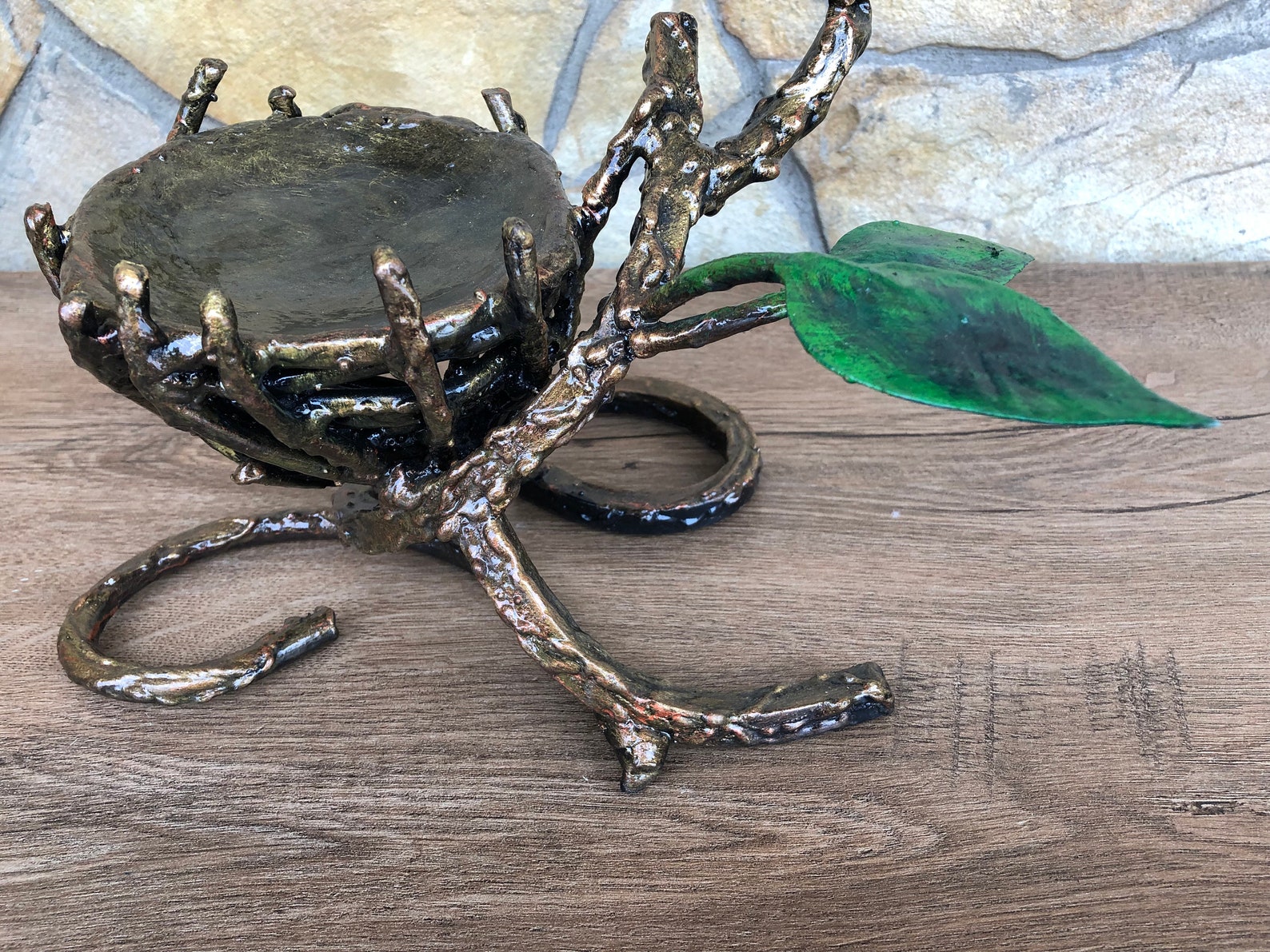 Hand Forged Ash Tray Ashtray Iron Anniversary Iron - Etsy