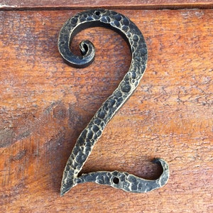 Hand Forged Numbers, Numbers Address Sign, Numbers Charms, Numbers ...