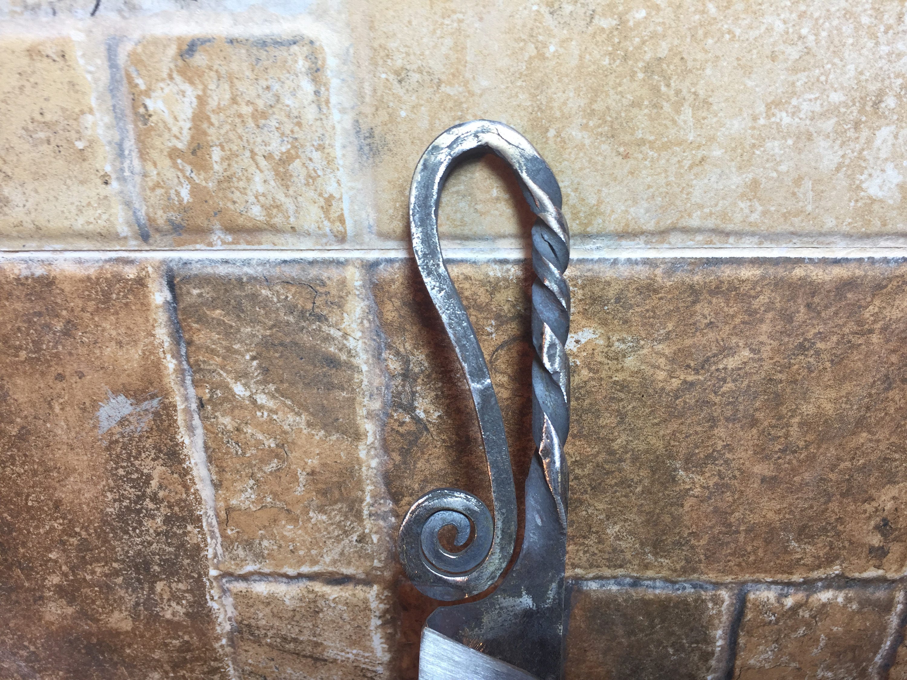 Viking Knife Hand Forged Knife Rustic Knifemedieval - Etsy