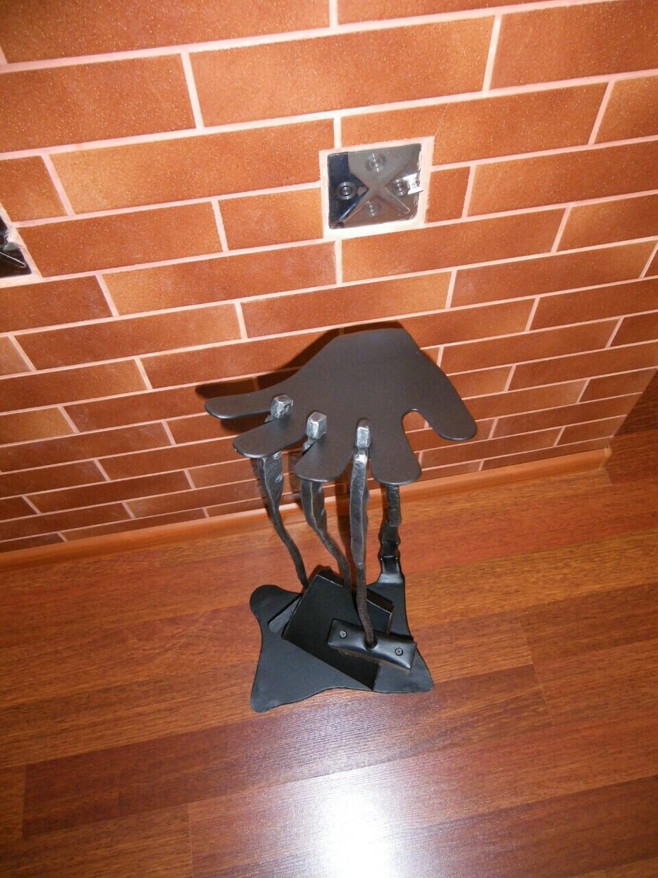 Fireplace tool set firewood holder fireplace accessories | Etsy