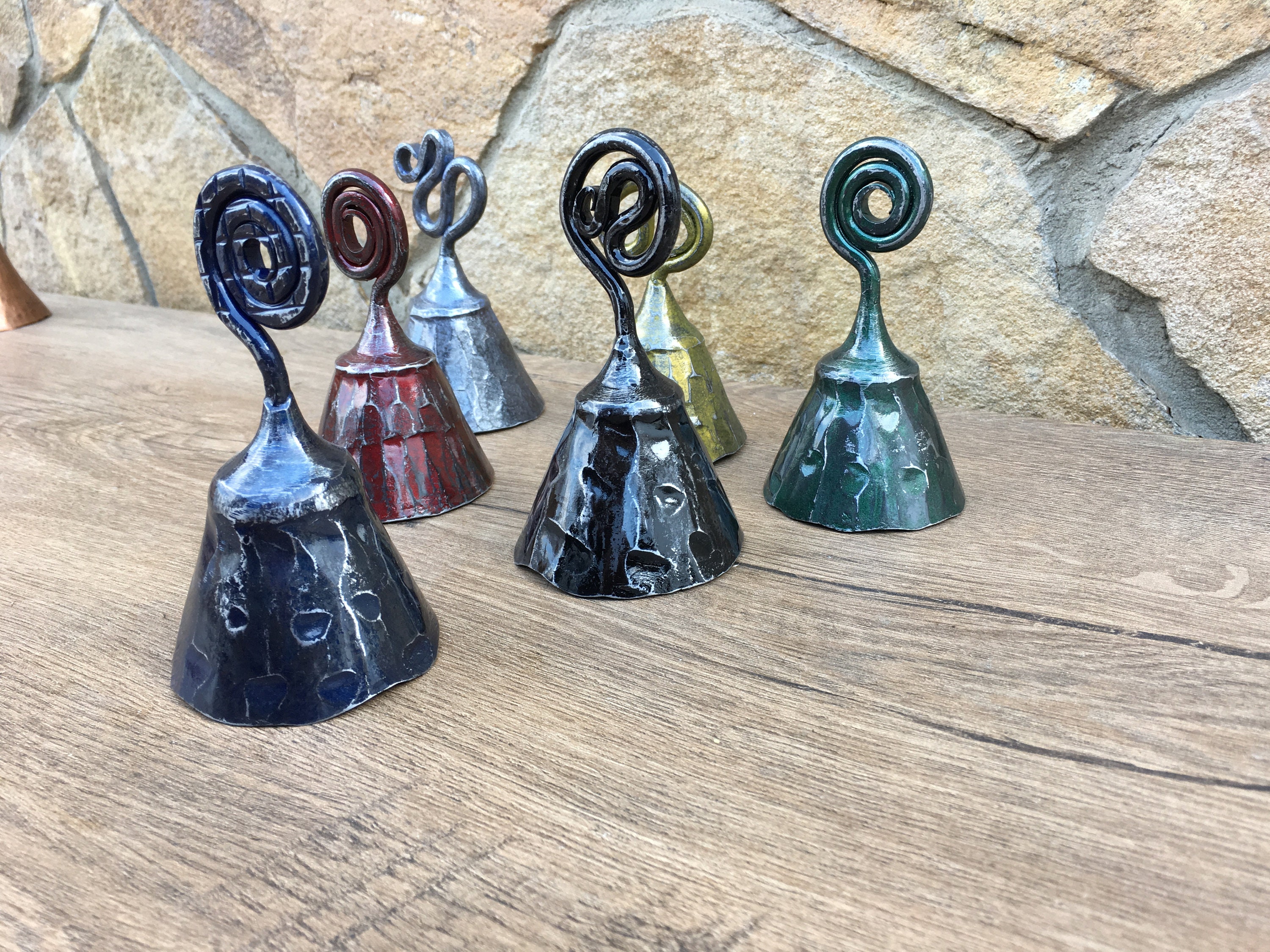 Hand Forged Bell, Wrought Iron Bell, Handmade Bell, Metal Art, Metal ...