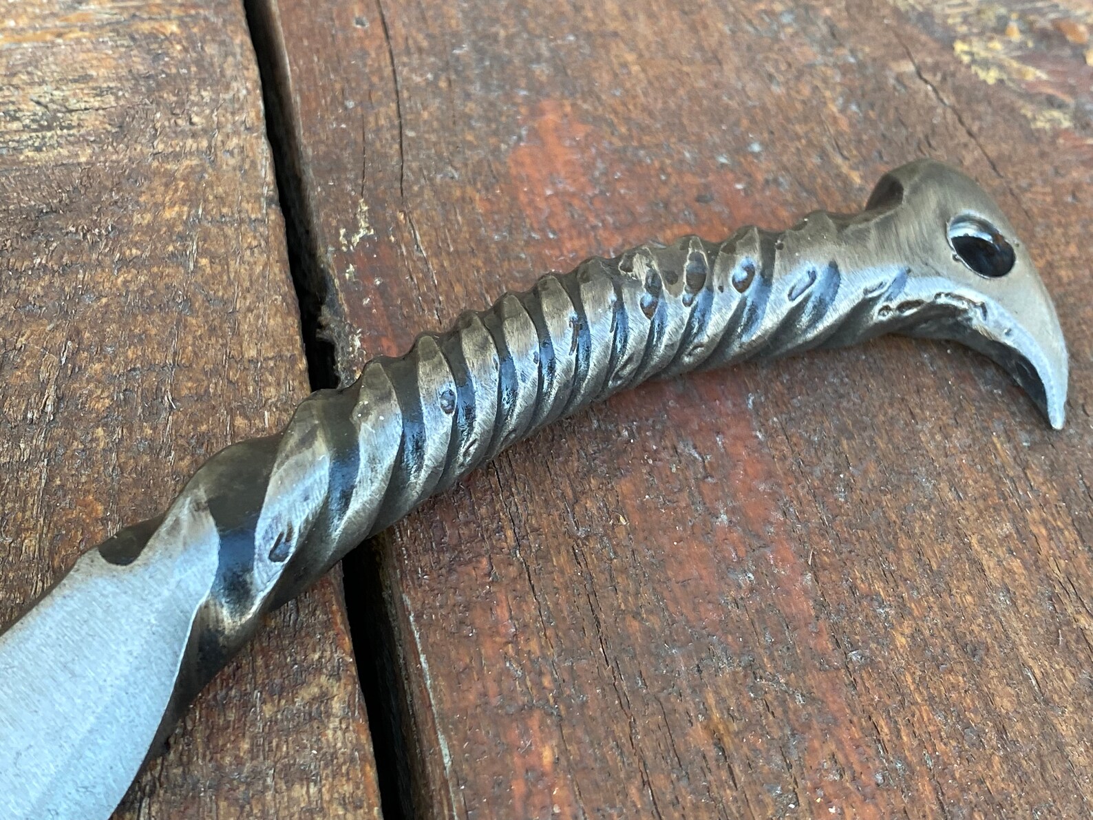 Hand Forged Knife Viking Knife Rustic Knife Medieval Knife | Etsy