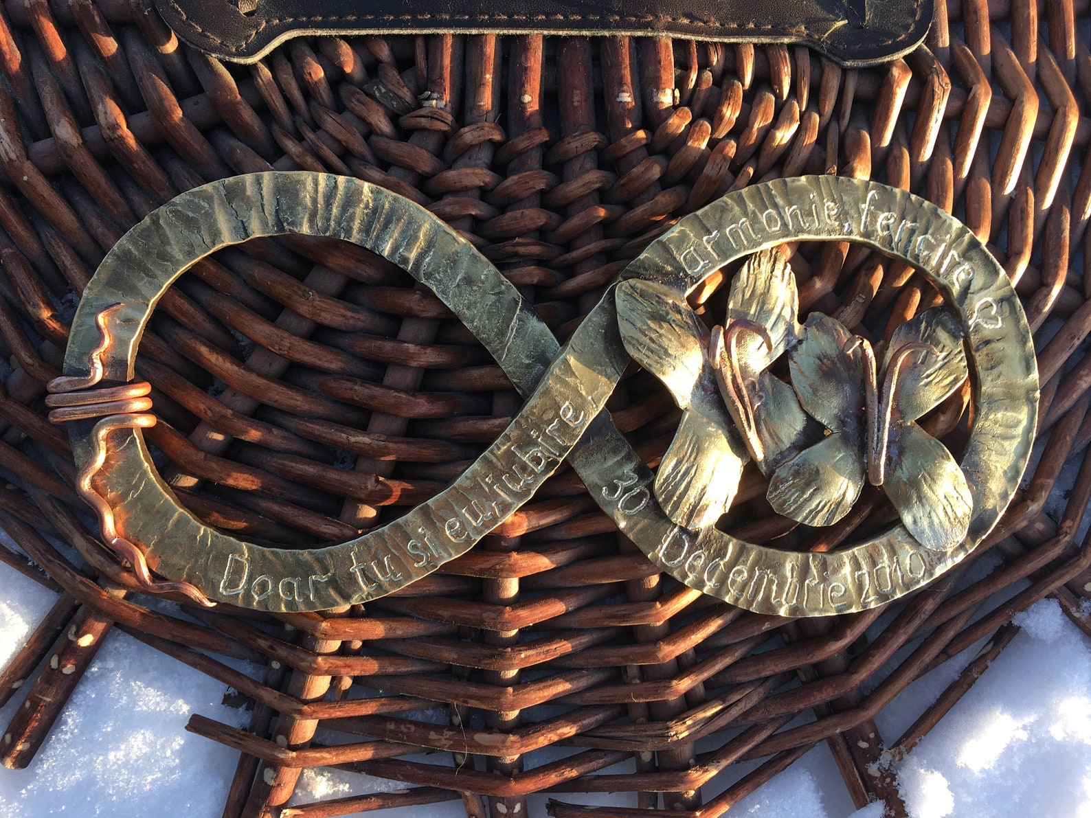 Bronze Infinity Sign Bronze Gift Bronze Gift for Her 19th - Etsy