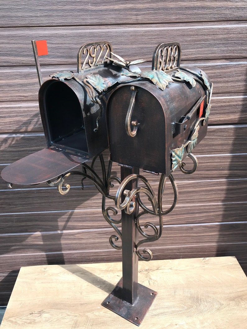 Mailbox Post Post Box Mailbox Mail Box Custom Mailbox - Etsy