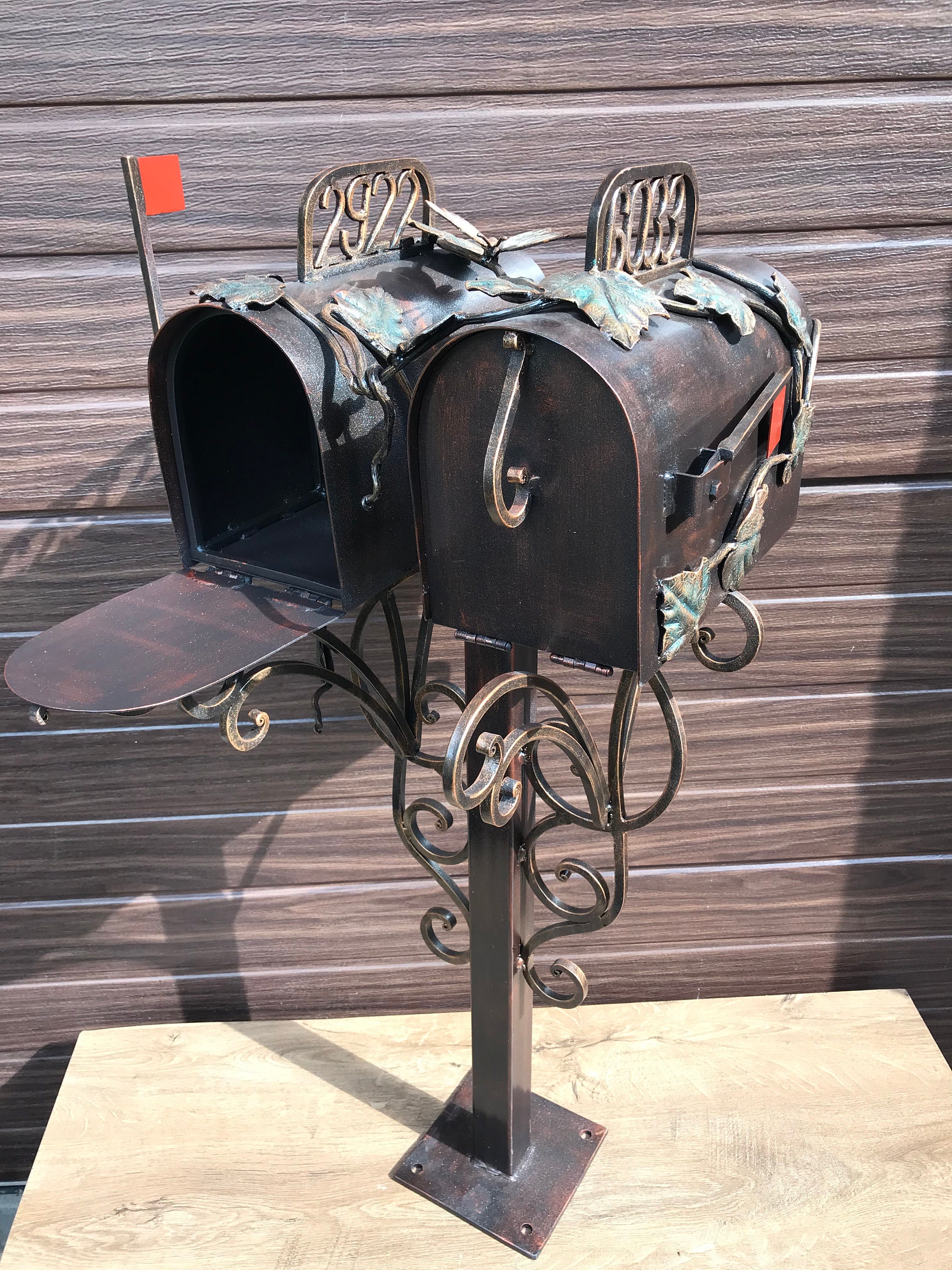 Mailbox Post Post Box Mailbox Mail Box Custom Mailbox | Etsy