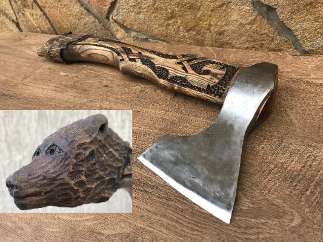 Wolf Axe, Viking Axe, Wolf, Tomahawk, Werewolf, Viking Hatchet ...
