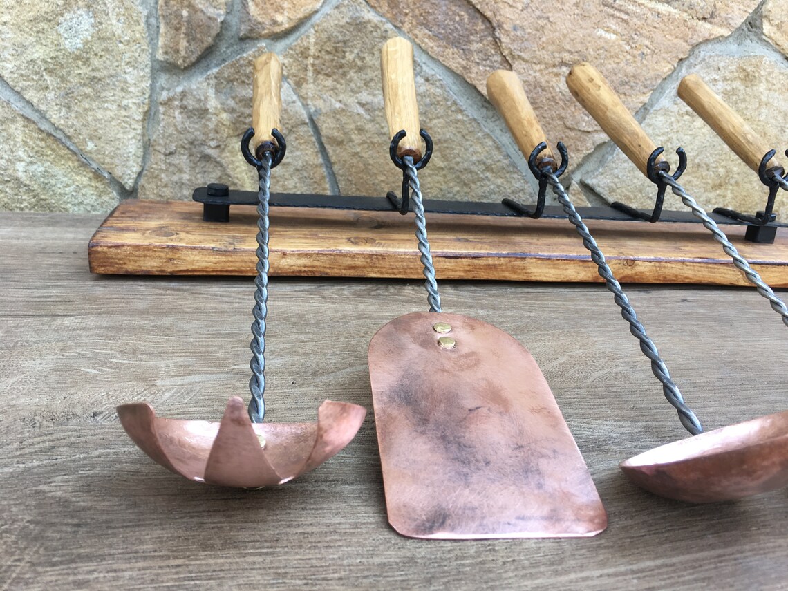 Copper Cooking Utensils Cooking Utensils Medieval Cutlery - Etsy