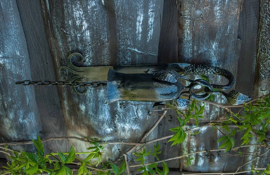 Hand Forged Bell, Bell, Christmas, Medieval, Middle Ages, Iron Gift ...