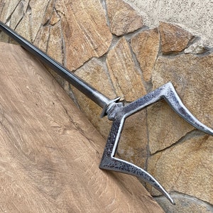 Bident Fork Neptune Decor Cosplay Poseidon Prop DIY - Etsy UK