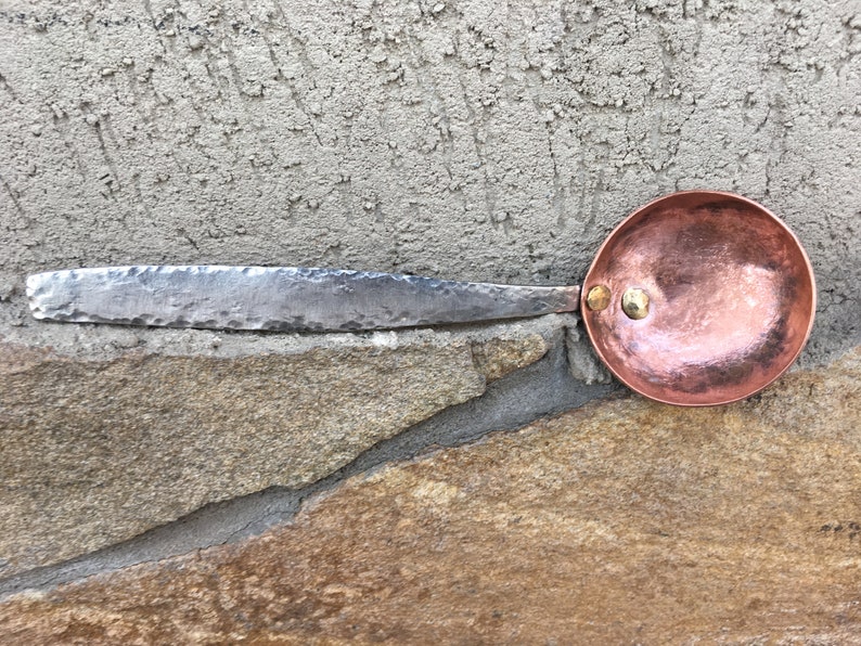 Medieval Scoop Mid Century Spoon Copper Spoon Viking Spoon | Etsy
