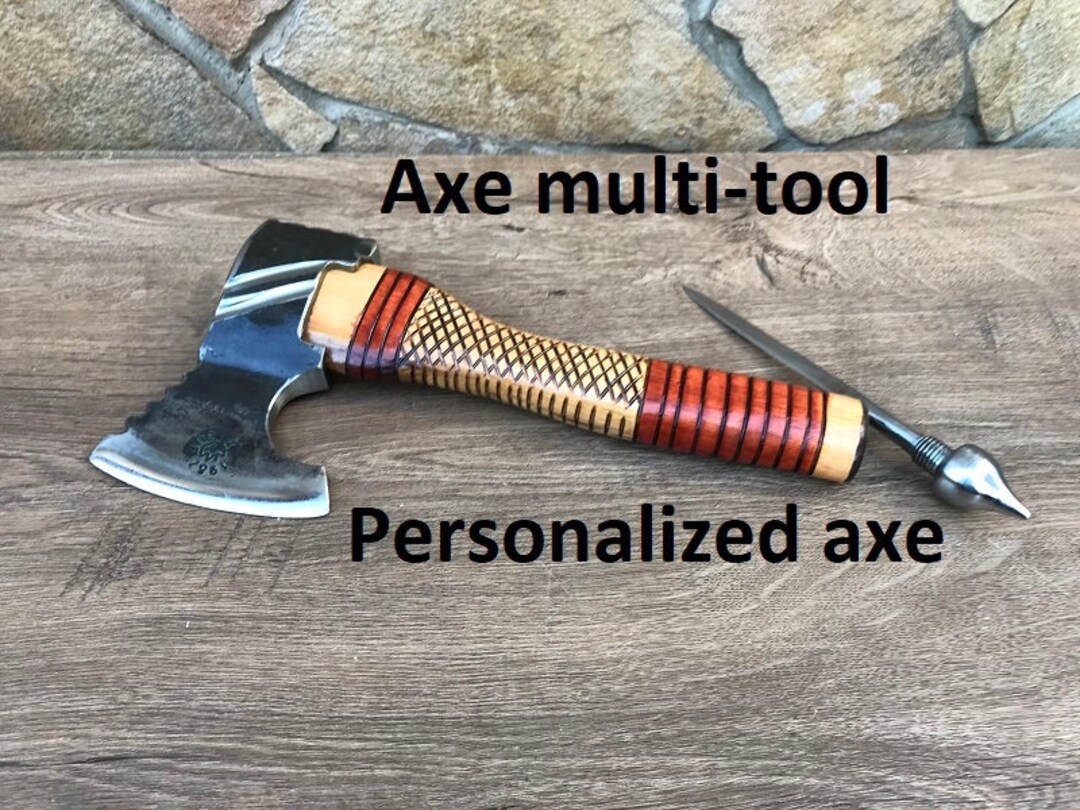Viking Axe, Knife, Mens Gifts, Viking , Runic Axe, Runes Decor, Runes ...