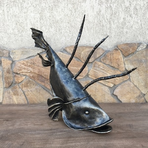 Hand Forged Fish, Metal Fish, Fish Artwork, Custom Fish, Fish Figurine ...