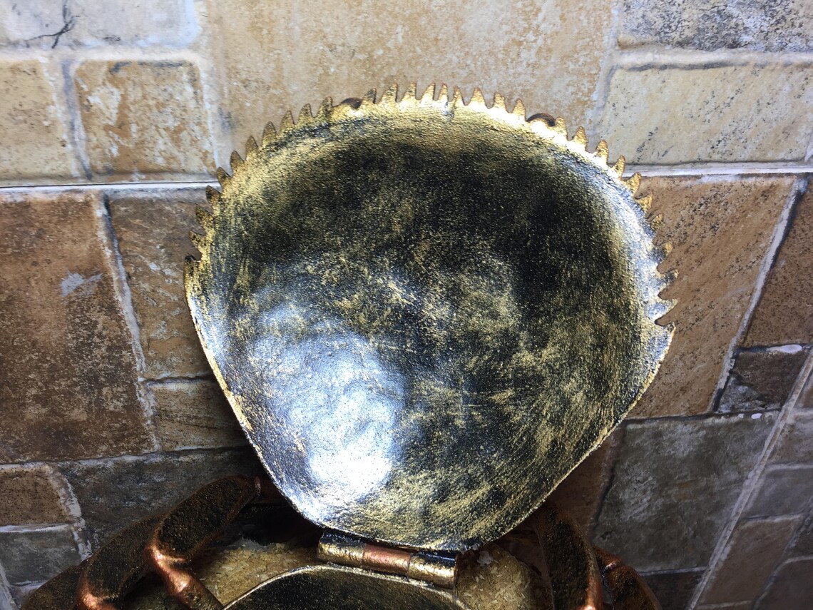 Wrought Iron Ashtray Metal Ashtray Blacksmith Ashtray Crab - Etsy