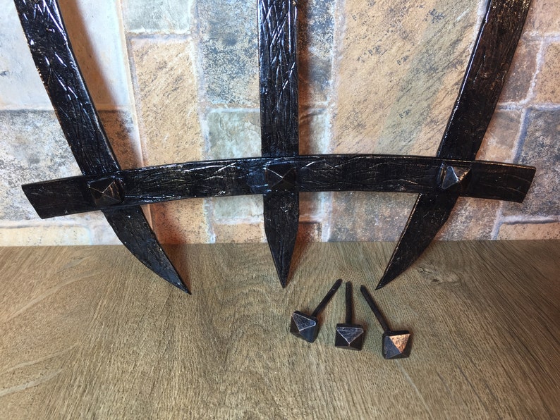 Hand Forged House Number Sign Medieval Rustic Plaque - Etsy