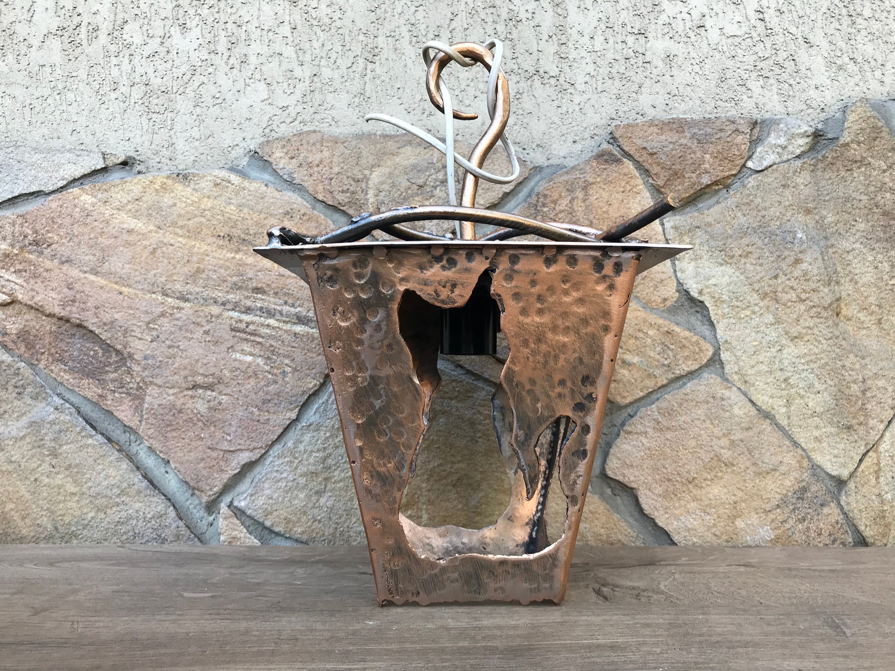 Ceiling Lamp Wall Lamp Cat Decor Hand Forged Lamp Wall - Etsy