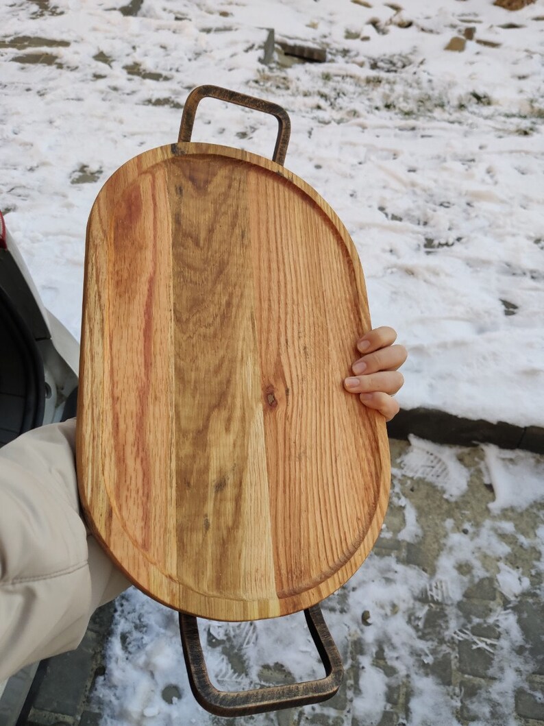 BBQ Tray Tray Decor Serving Board Wooden Gift Wooden | Etsy