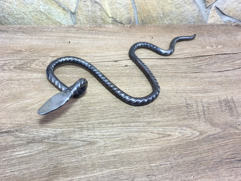 Snake Iron Snake Garden Decor Rebar Snake Industrial Art - Etsy