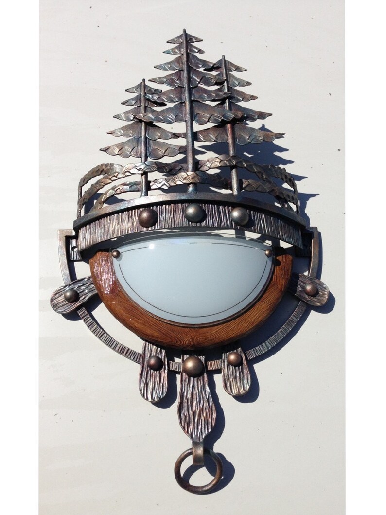Forest Light Wall Sconce Forest Scene Sconce Forest Charm - Etsy
