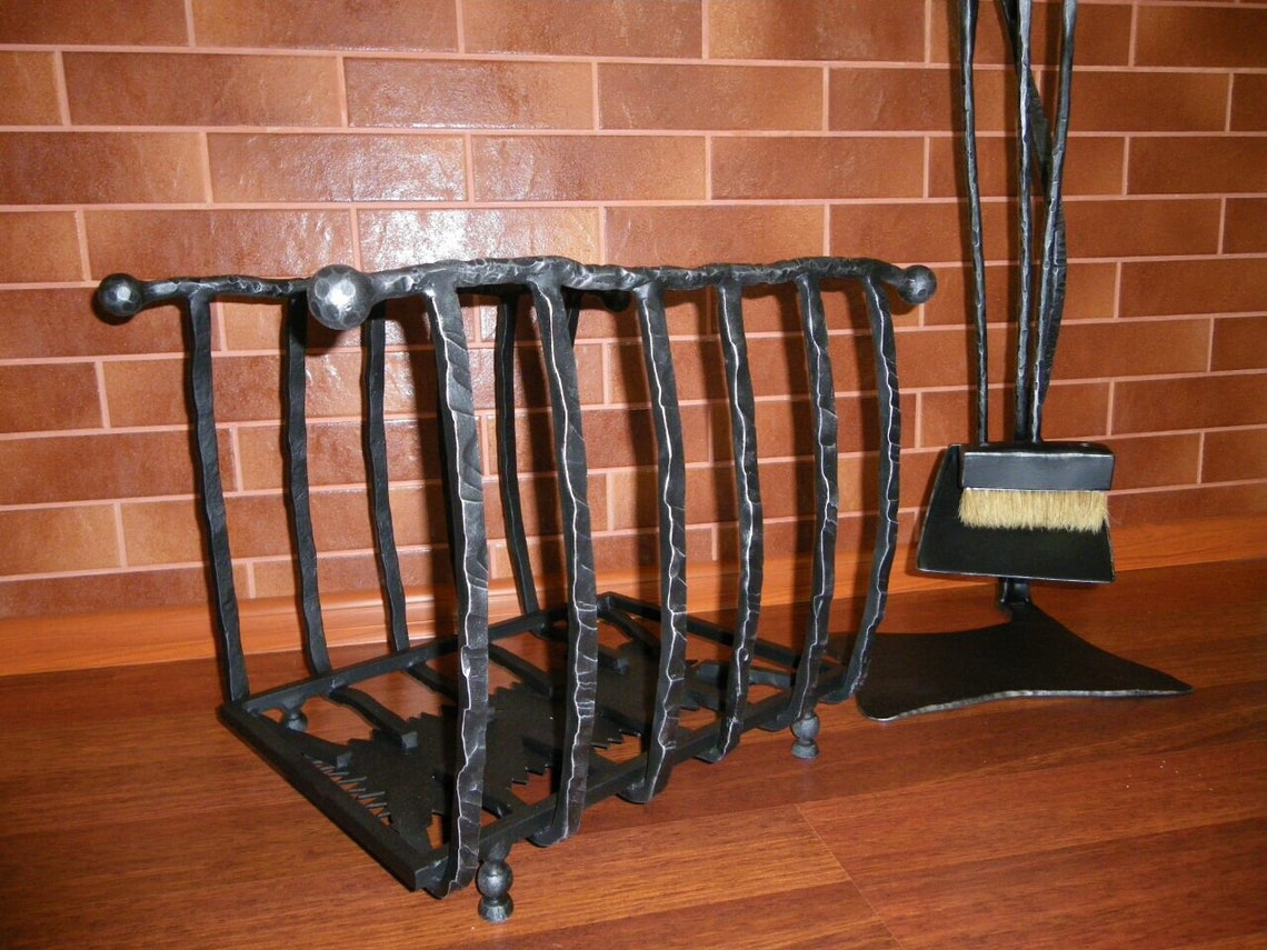 Fireplace Tool Set Firewood Holder Fireplace Accessories - Etsy