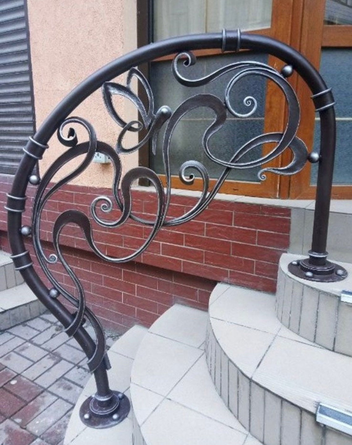 Stair Railing Balcony Firelace Screen Railing Garden - Etsy