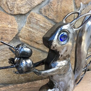 Metal Squirrel, Iron Squirrel, Squirrel Gifts, Squirrel Decor, Squirrel ...