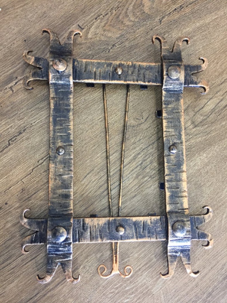 Hand Forged Photo Frame 6 Year Anniversary Gift Iron - Etsy