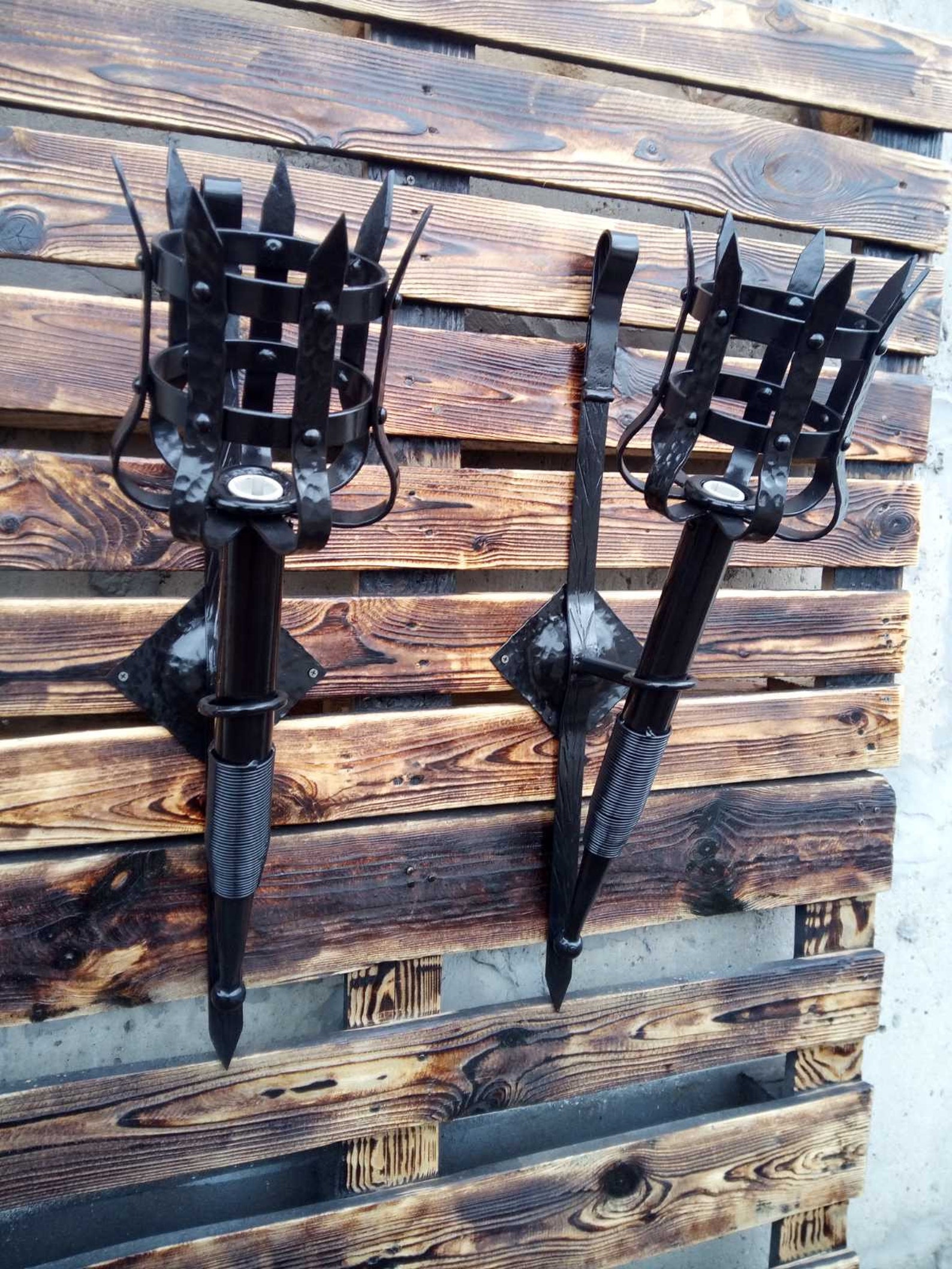 Wall sconce torch gift for dad daddy DIY graduation gift | Etsy