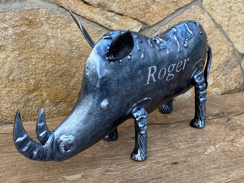 Rhino Rhinocerosrhino Metal Art Rhino Gifts for Men Rhino | Etsy
