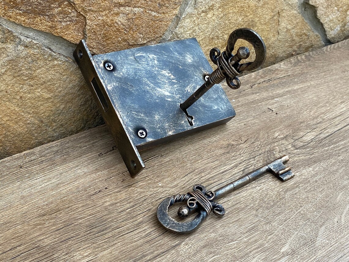 Medieval Lock Key Door Lock Medieval Door Hardware Lock - Etsy