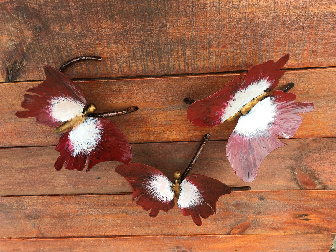 Butterfly metal butterfly butterfly figurine metal | Etsy