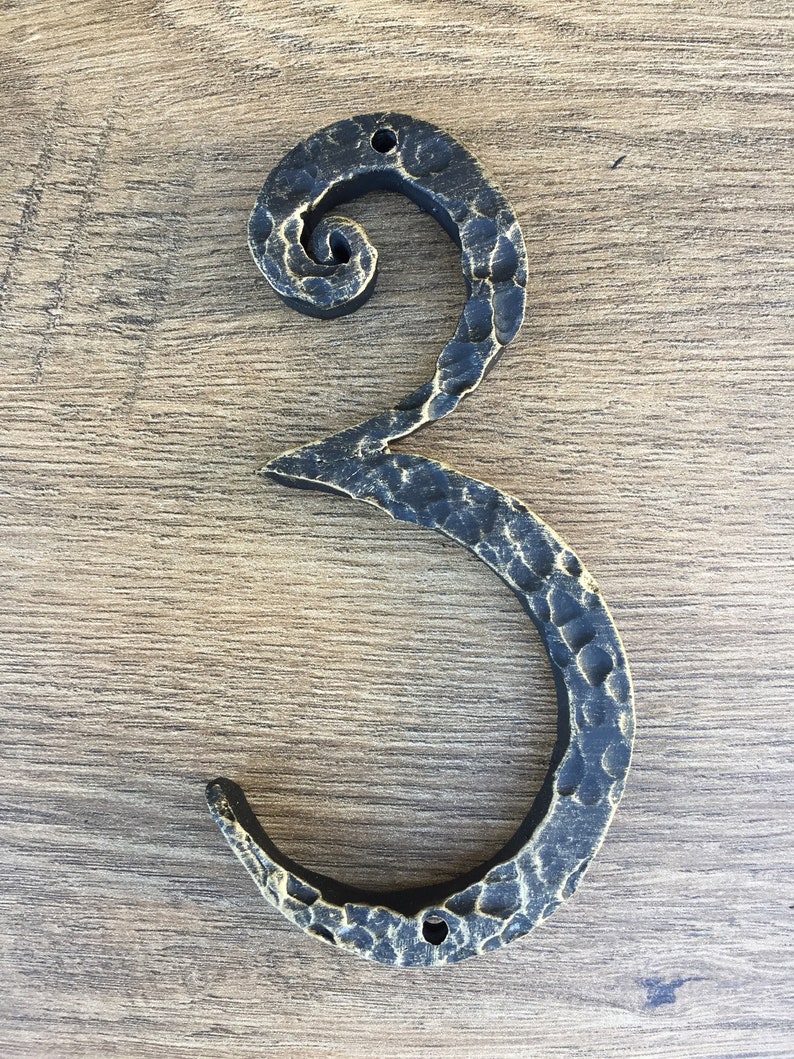 Iron Numbers Metal House Numbers Numbers and Letters - Etsy