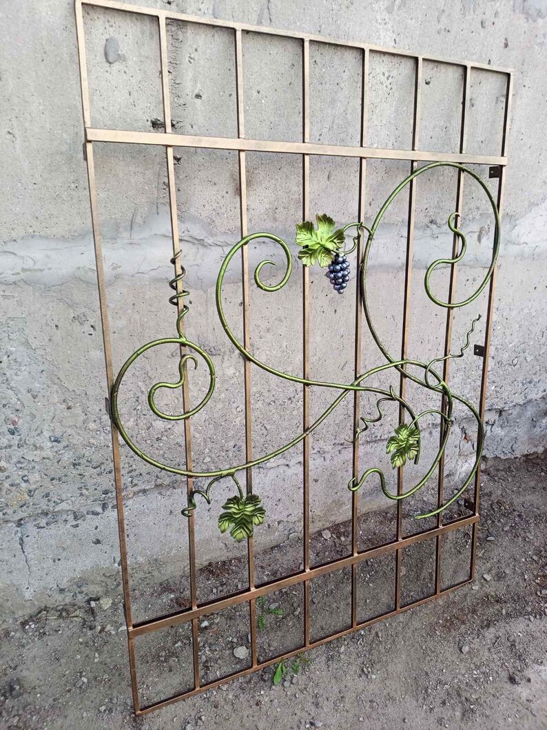 Window Grate Window Grille Window Art Metal Panel Window - Etsy