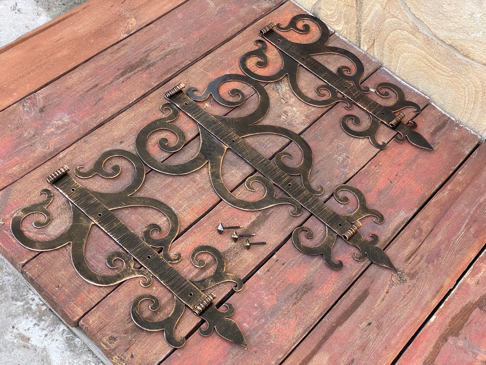 Hinge Medieval Rustic Barn Gate Strap Hinges Door Decor - Etsy