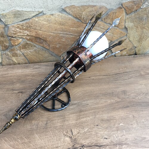Wall Sconce Torch Viking Medieval Middle Ages Castle - Etsy