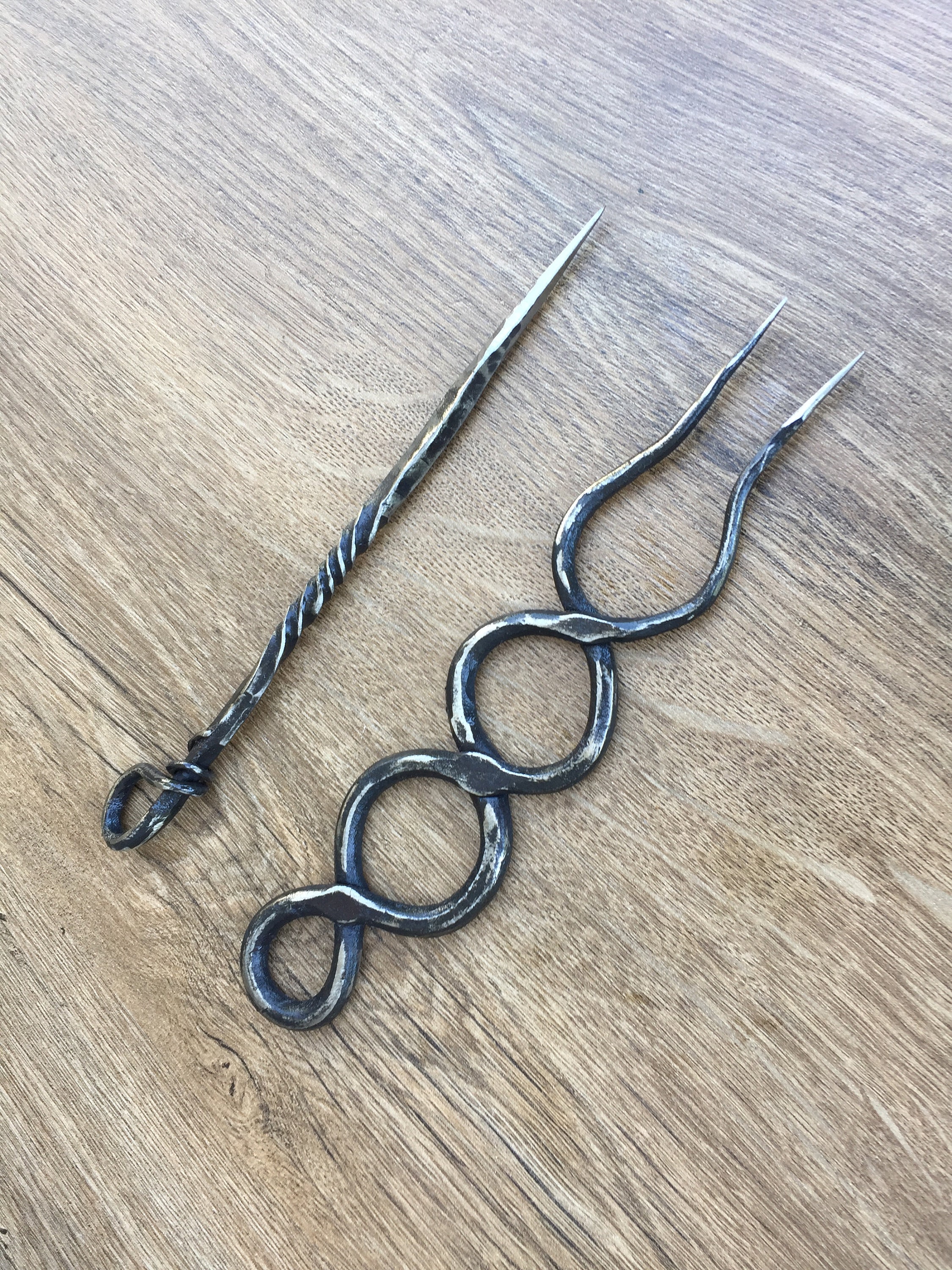 Viking Fork Hand Forged Fork Rustic Fork Medieval Fork | Etsy